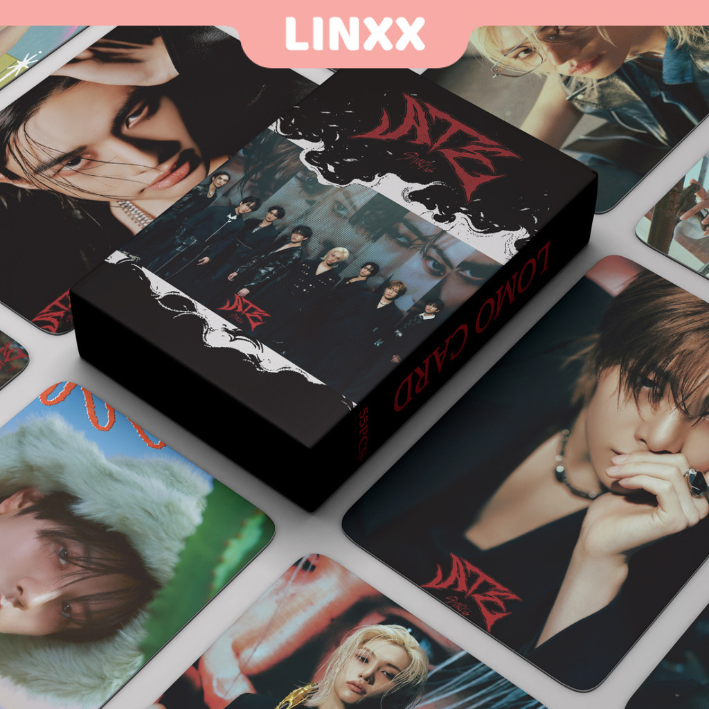 LINXX 55 Pcs StrayKids ATE Album Lomo Card Kpop Photocards Postcards ...