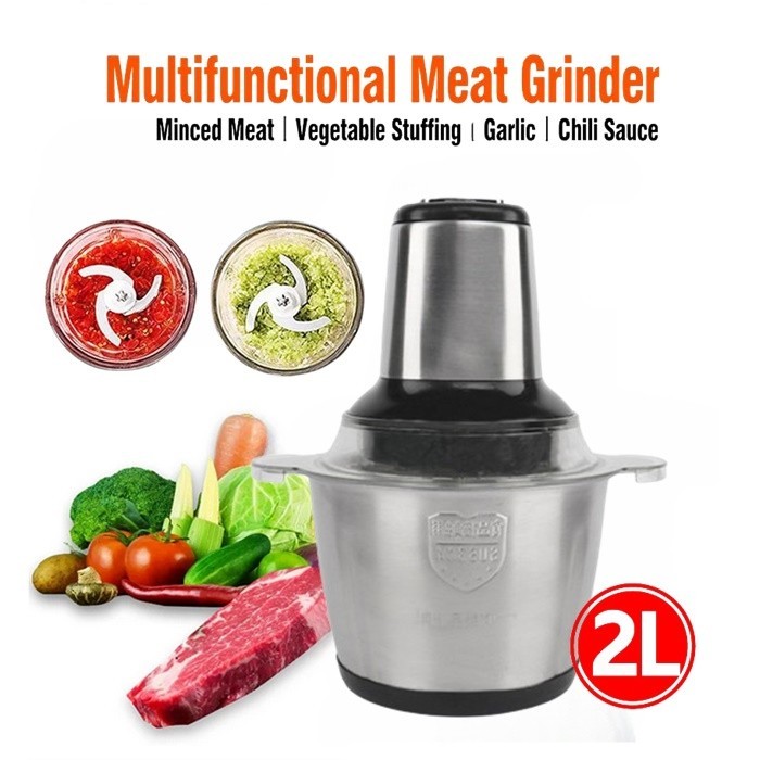 Multifunctional Stainless Steel 2L Meat Grinder Stainless Steel ...