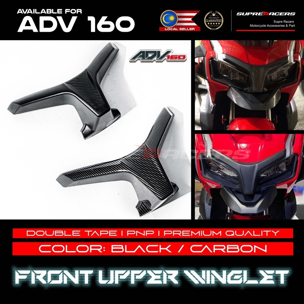 ADV 160 Front Upper Winglet I Nose Front Cover ABS I HI-Q ABS Plastic I ...