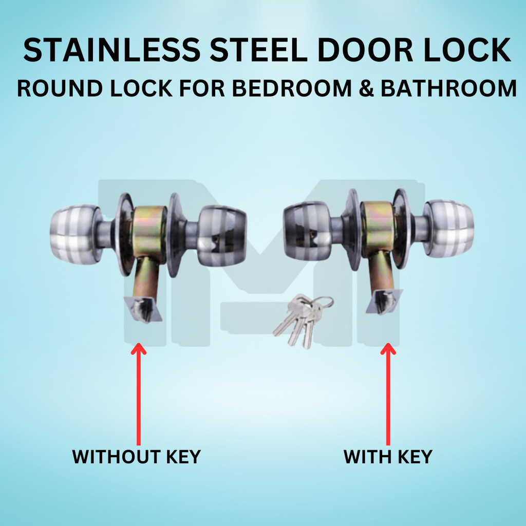 Spherical Lock Stainless Steel Door Lock Round Lock For Bedroom ...
