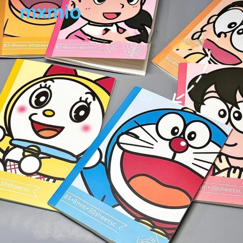 MXMIO Doraemon Notepads, Cartoon Diary Kawaii B5 Notebooks, Weekly ...