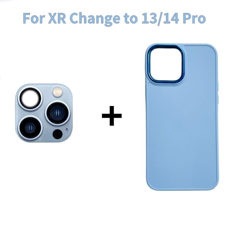 Modified Lens + Phone Case for IPhone XR Change To 13 Pro/14 Pro Triple ...