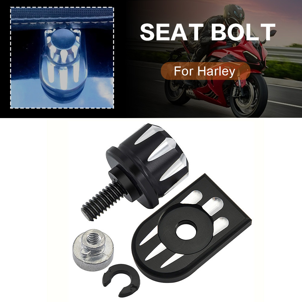 Motorcycle Rear Fender Seat Bolt Screw Nut Tab Kit Mount Knob Cover For ...