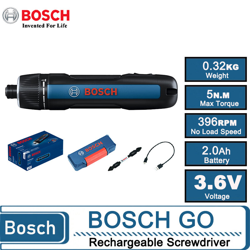 BOSCH GO 3 Cordless Electric Screwdriver Bosch 100% Original Go3 ...