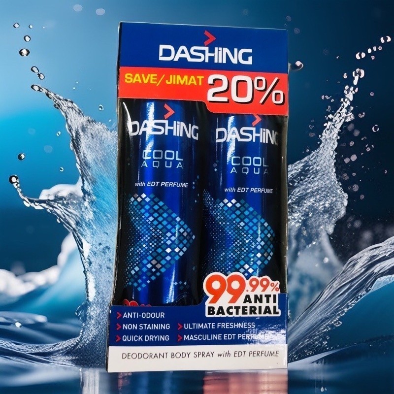 DASHING DEUDORANT body spray 125ml EDT perfumes original | Shopee Malaysia