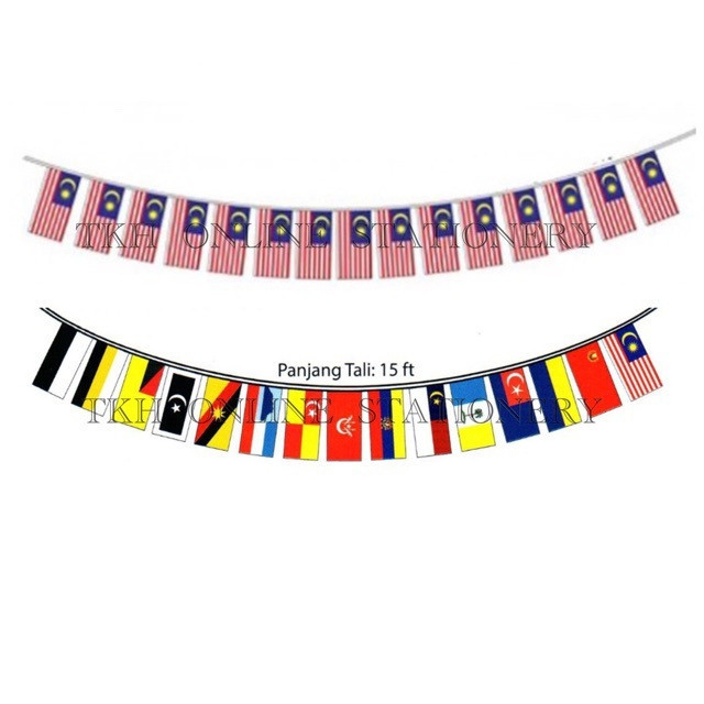 Malaysia / All States / Semua Negeri String / Banner / Hanging Flag 15 ...