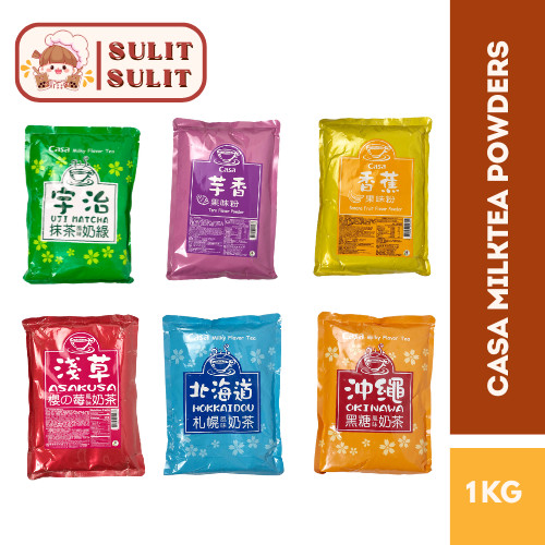Casa / CTEA Milk tea Powders (1kg/Pack) / Lemon/ Barley/ Matcha/ Taro ...