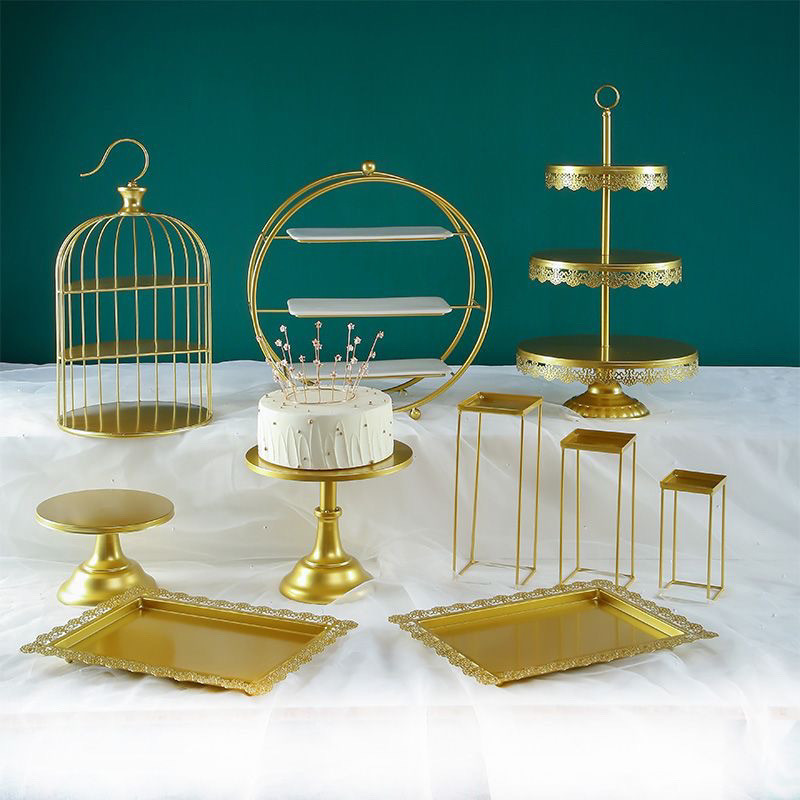 Dessert Table Decoration Display Stand Dessert Pastry Tray Cold Meal ...