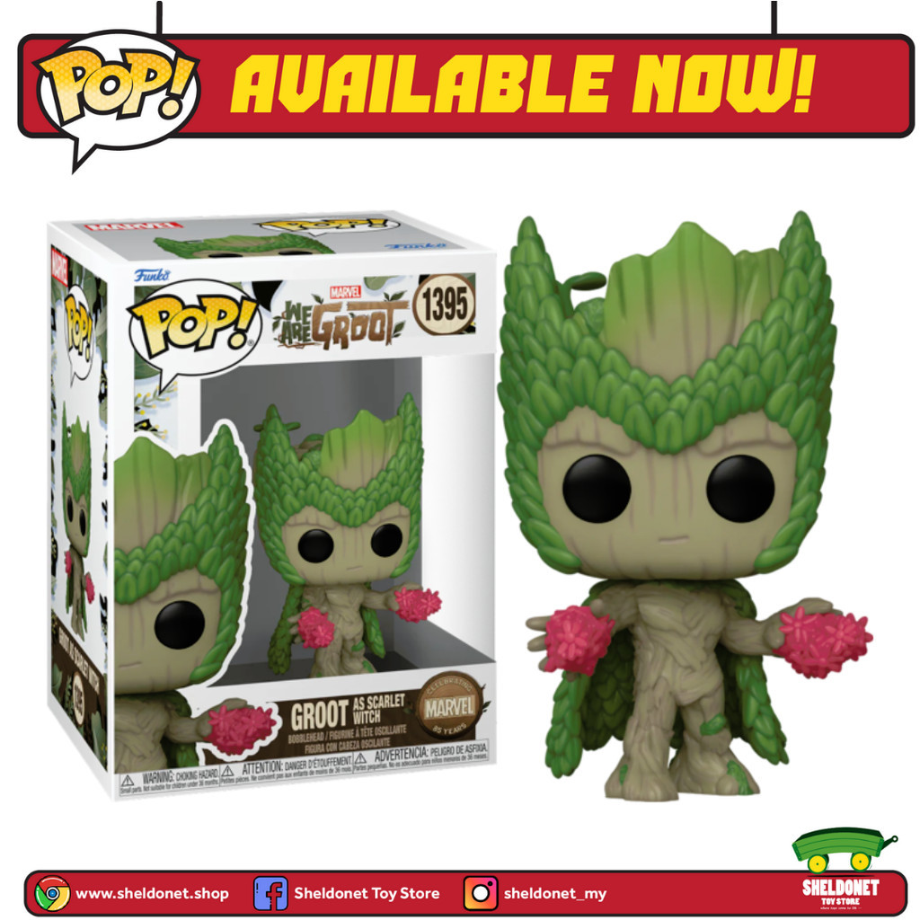 Funko Pop! Marvel: Marvel 85th Anniversary: We Are Groot - Groot as ...
