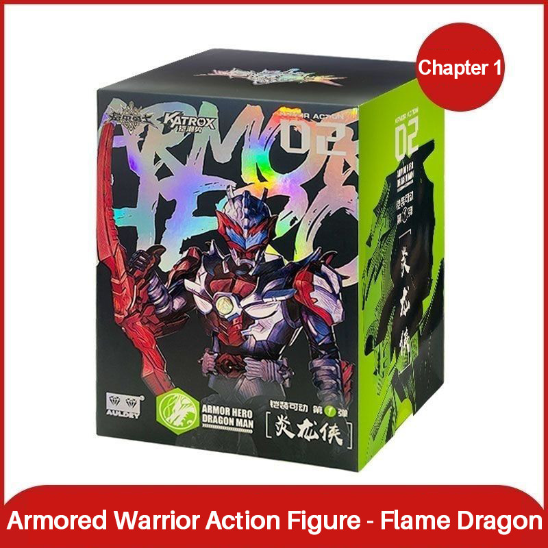 Armor warrior figure assembled movable doll toy Yanlongxia Emperor Man ...