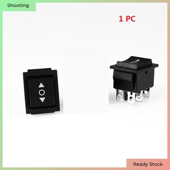 NEW! Maintained Rocker Switch Polarity 6pin 20a 12v DPDT With Reset ...