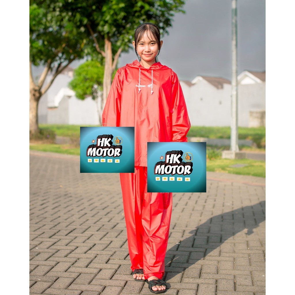 Raincoat All Size Adult non Zipper original Honda | Shopee Malaysia