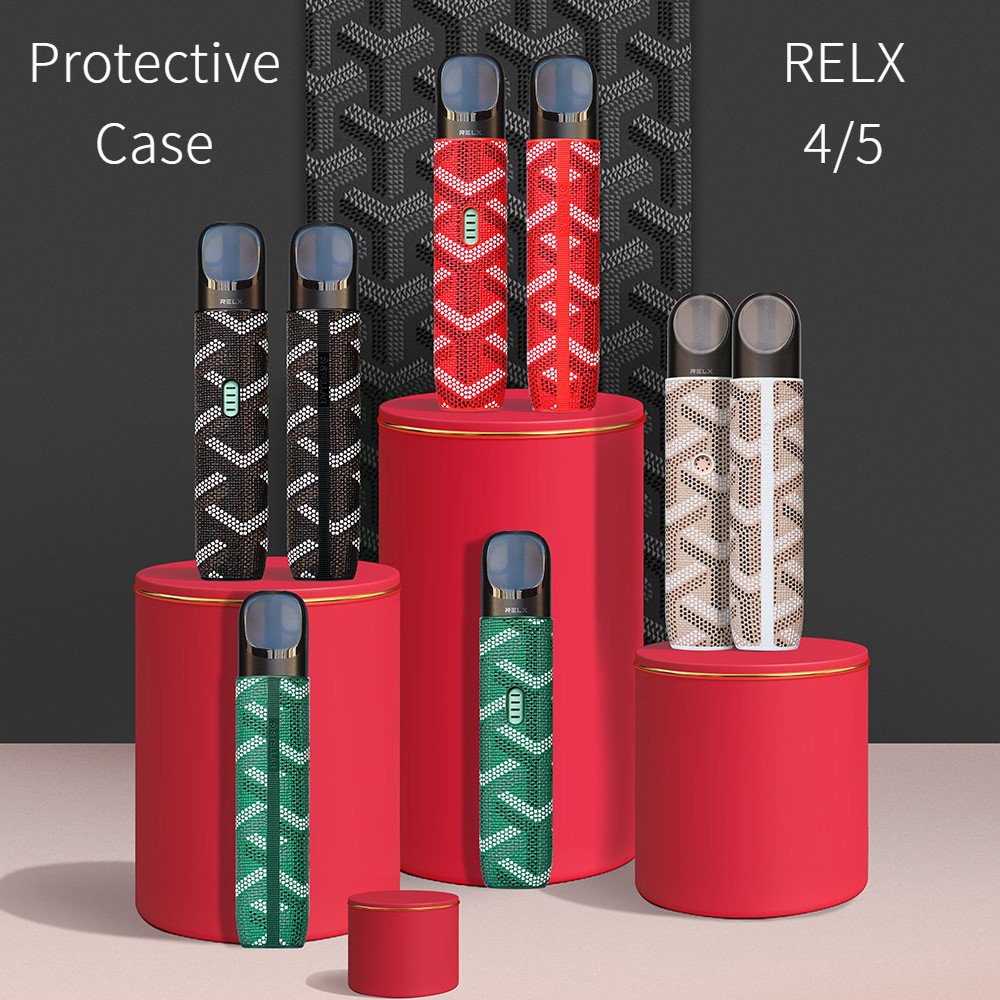 PU Protective Case Leather Protective Cover For Relx 5 Generation 4 ...