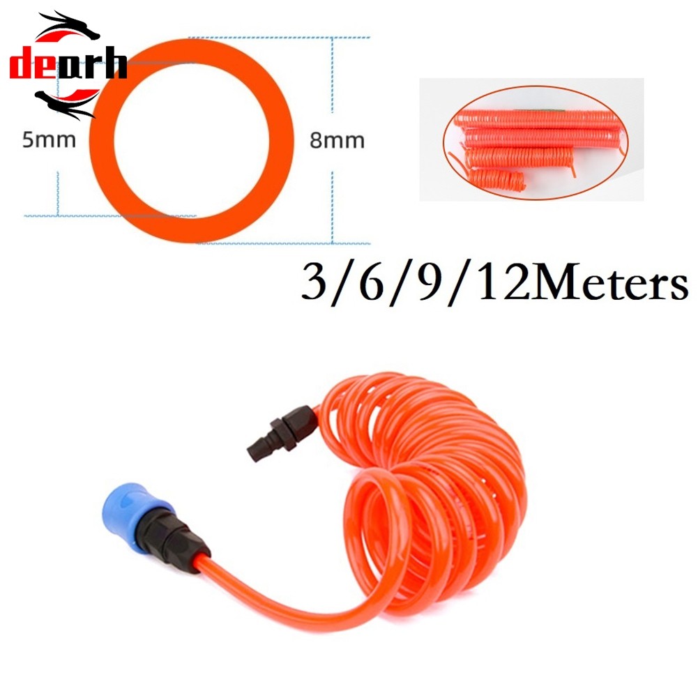 [DRHT] 8*5mm Pneumatic Spring Spiral Pipe PU Air Compressor Hose With ...