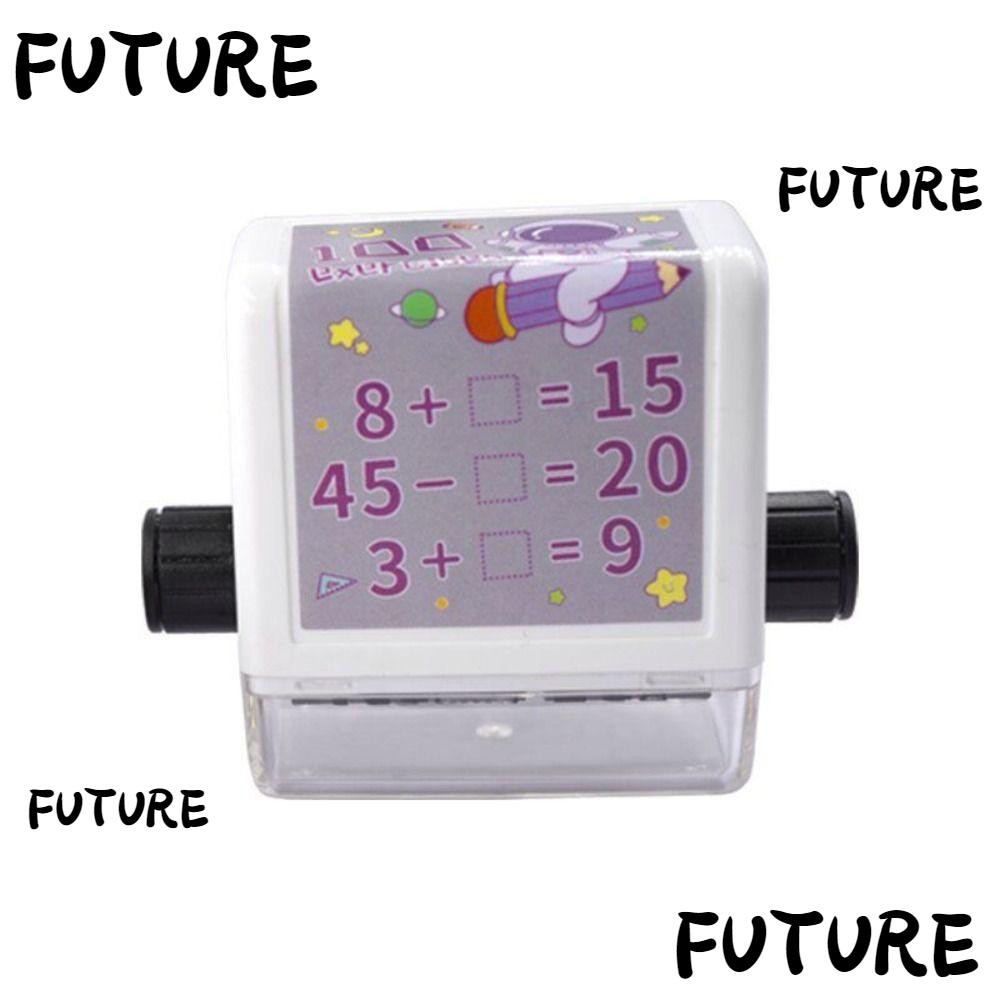 HL-FUTU Math Rolling Stamp, 2-in-1 Reusable Math Roller Stamp, Addition ...