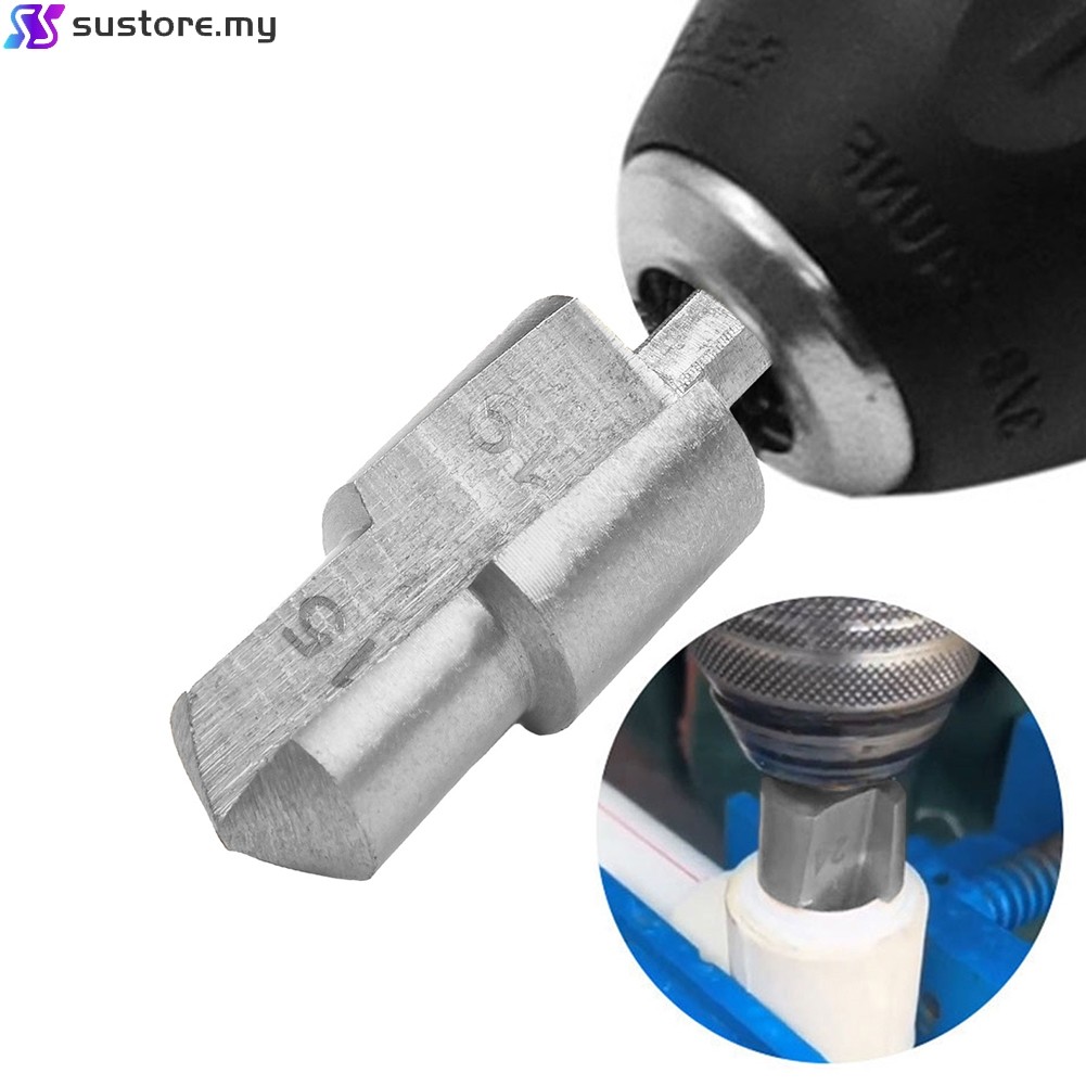 [Super] PPR Riser, Step Drill Bit, PVC Thread Making Size Plastic Pipe ...