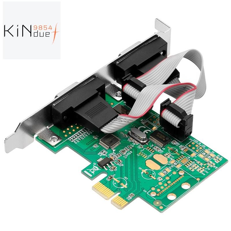 PCI-E To Dual Serial Combo Card RS232 PCI Express PCIe Adapter Card 2 ...