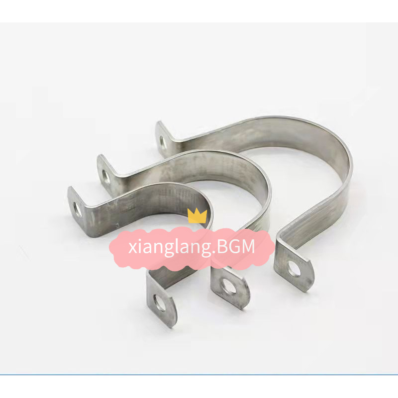 Galvanized Saddle Clamp Pipe Bracket U-Shaped Pipe Clip Holder for ...