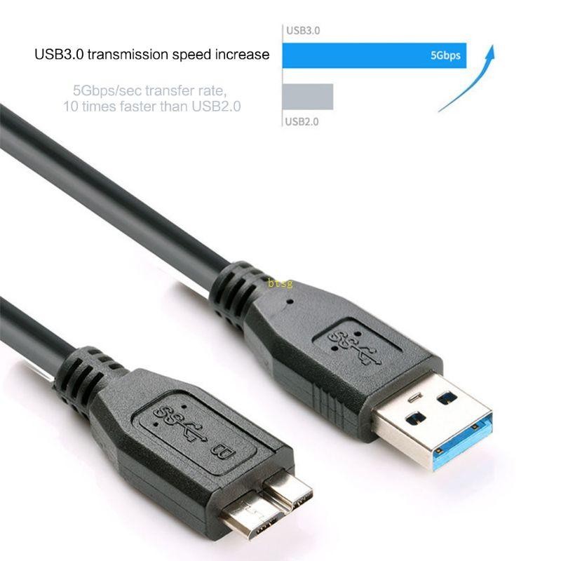 BT 5Gbps USB 3 0 male USB3 0 Male A to Micro B Connector Adapter Cable ...