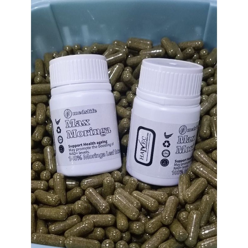 KAPSUL MORINGA original max moringa medslife 1botol 30biji | Shopee ...