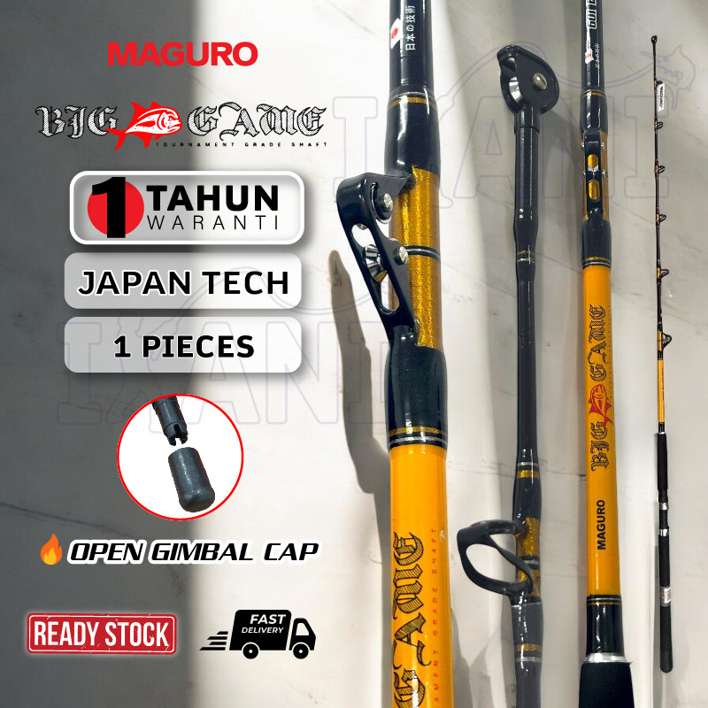 MAGURO BIG GAME TROLLING BOTTOM FISHING ROD ELECTRIK 1 PIECE JAPAN TECH ...