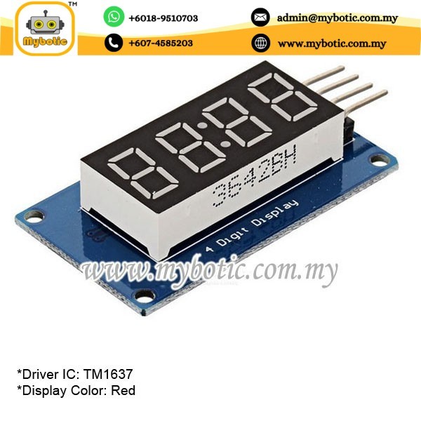 Arduino 4 Digit Segment Display Module | Shopee Malaysia