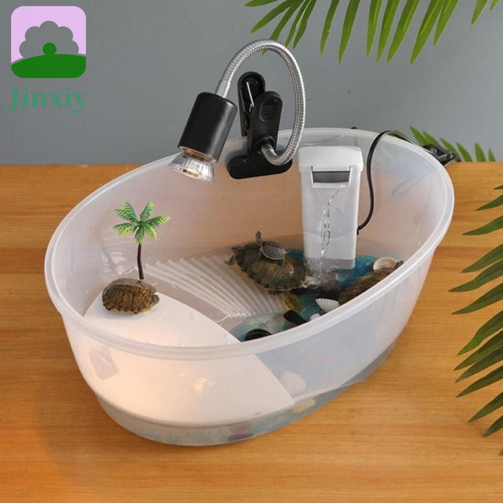 JINXIY Turtle Hydroponic Box, Recyclable Removable Animal Water Tank ...