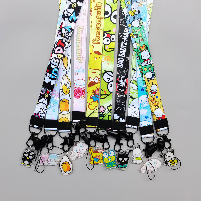 [NAY] Cinnamon Animation Phone Lanyard Neck Strap Heat Transfer Webbing ...