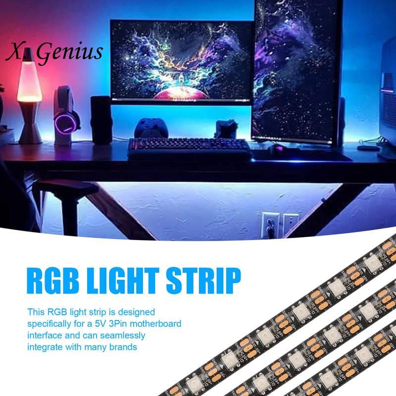 RGB Light Strip for PC Case Addressable LED Light Strip for Motherboard ...
