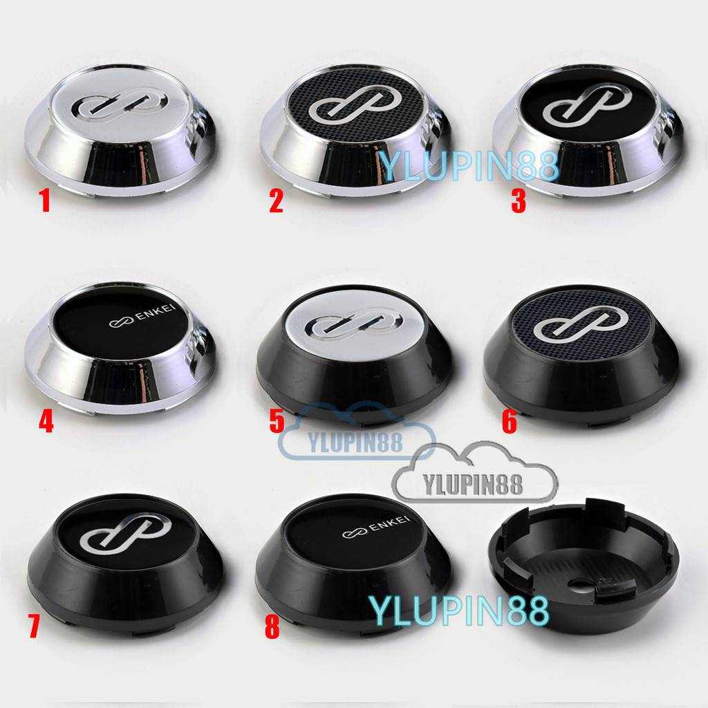 4pcs New JDM Enkei RPF1 Wheel Center Rim Hub Caps Cover 65mm OD 60mm ID ...
