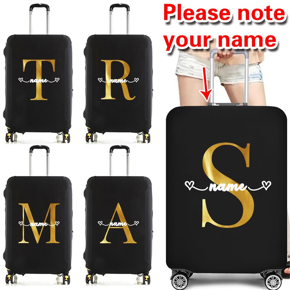 Custom Name Luggage Cover for 18-25 Inch Personalized Suitcase Thicker ...