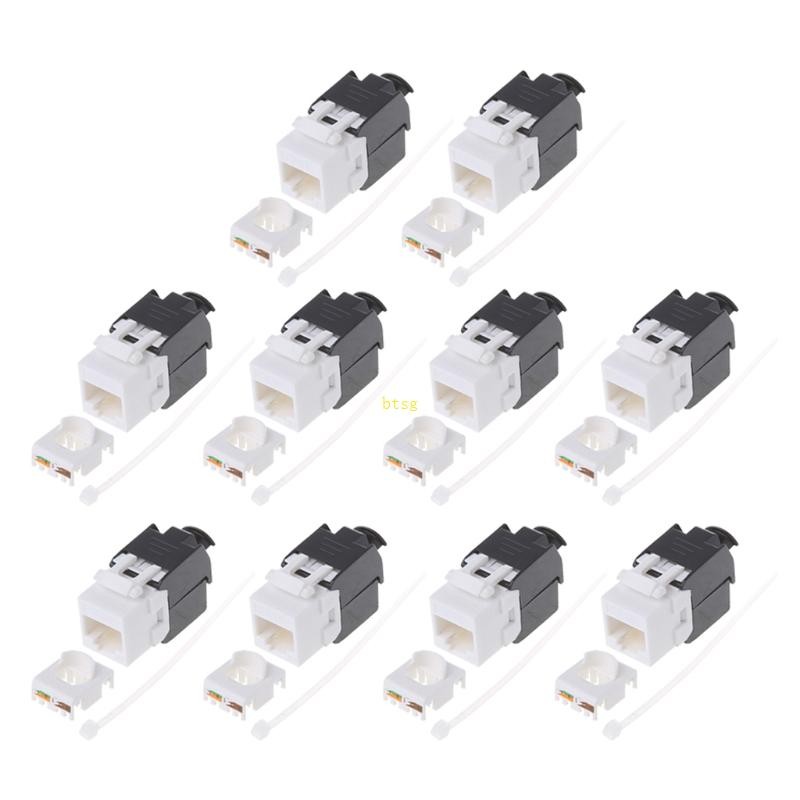 BT RJ45 Cat6UTP Module Lan Keystone Jack Adapter Ethernet Connector ...