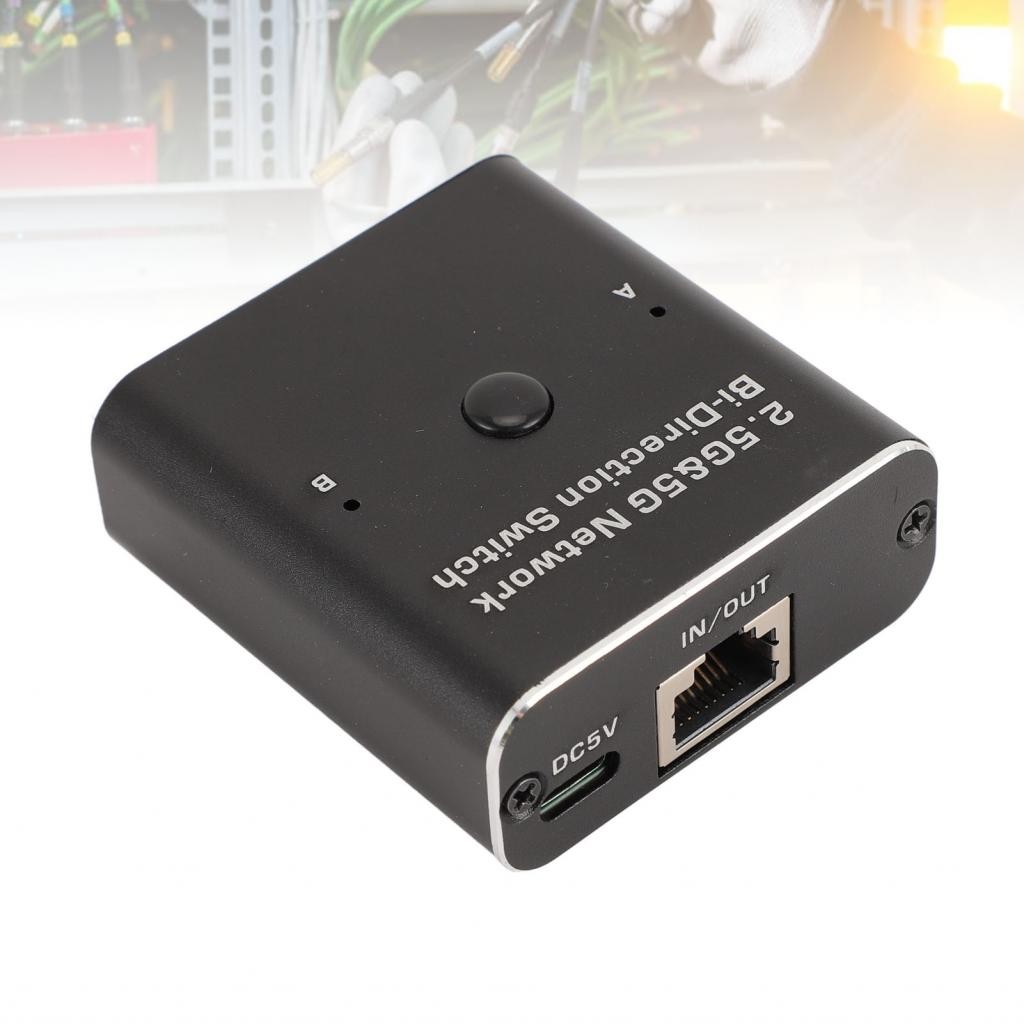 Sudi 2.5G 5G Network Bidirection Switch 2 Port RJ45 Physical Isolation ...
