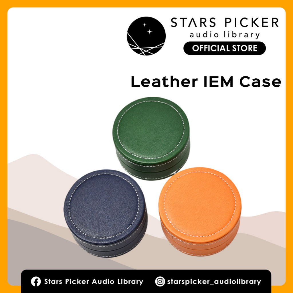 Stars Picker SP-4 Round Leather IEM Storage Case | Shopee Malaysia