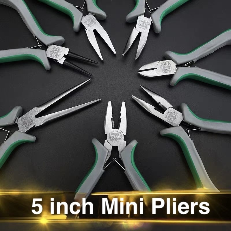Mini Plier 5 Inch DIY Tool Multi-Purpose Jewellery Making Long Nose ...