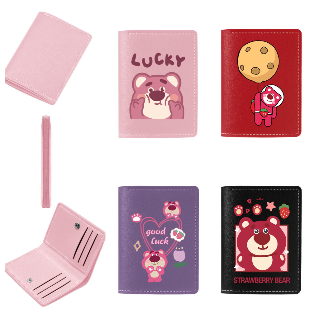 Anime Lotso Card Holder Mini Wallet PU Purse ID Card Driver License ...