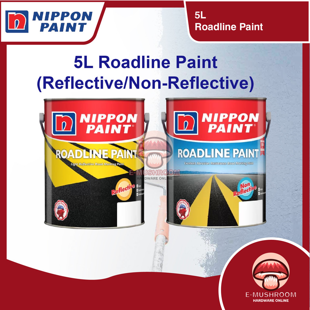 5L Nippon Road Line Paint (Reflective / Non Reflective) | Shopee Malaysia