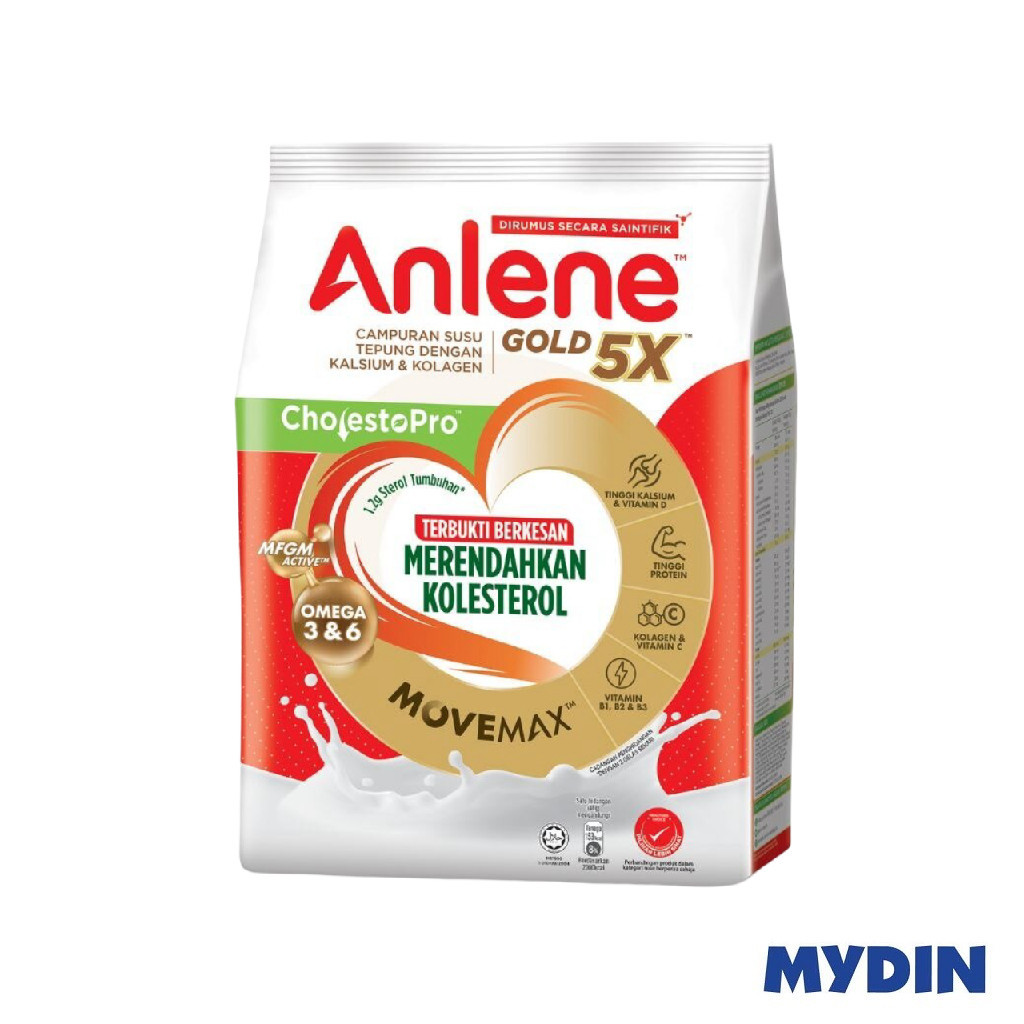 Anlene Gold 5X CholestoPro Susu Tepung Dewasa (800g) | Shopee Malaysia