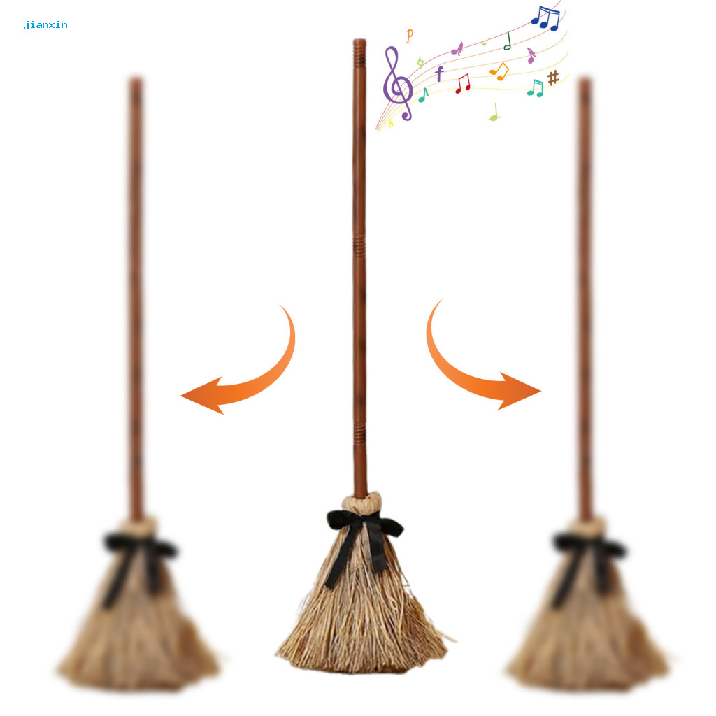 Creepy Floating Witch Broomstick Floating Witch Broom Prop Spooky Witch ...