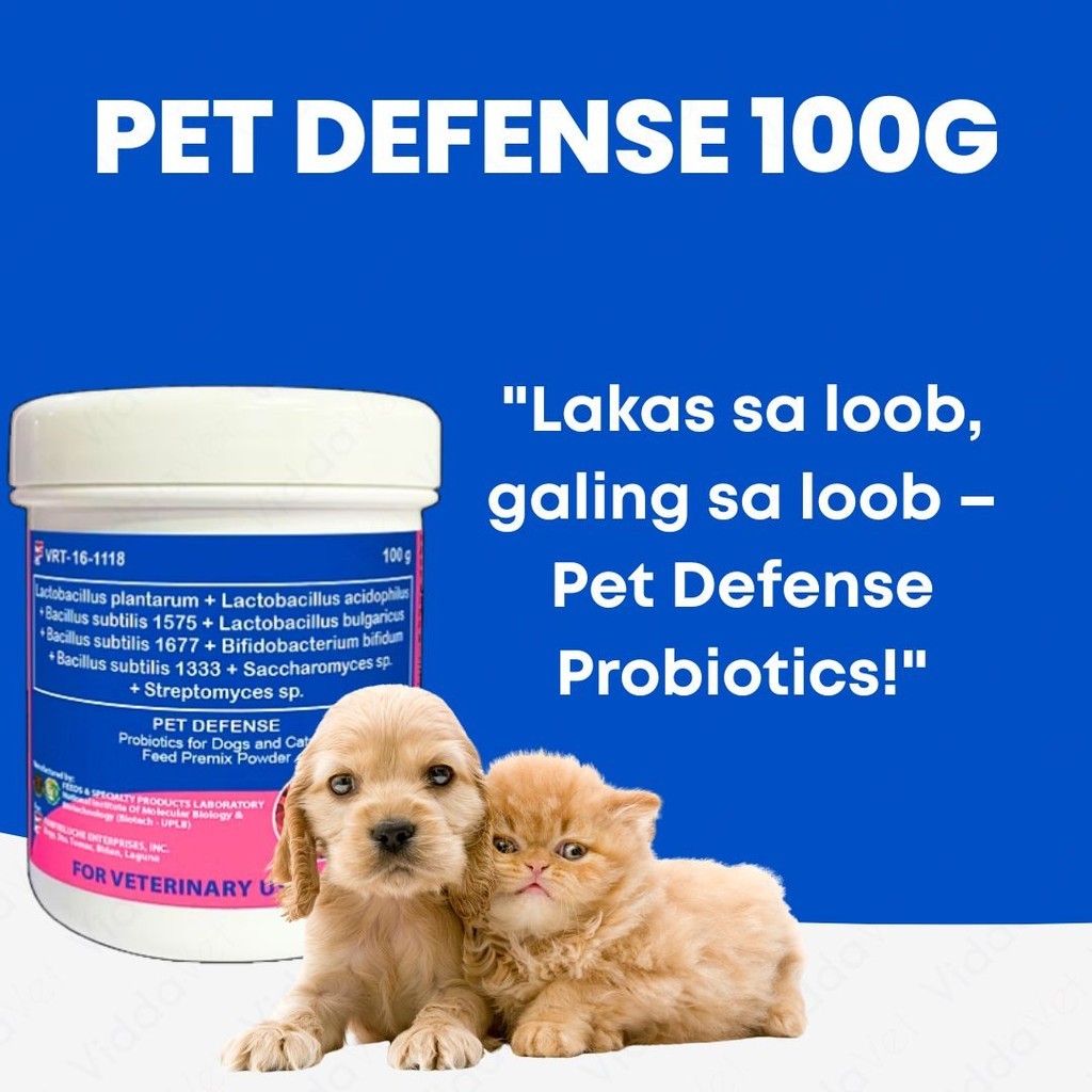 Pet Defense 100g Probiotic Supplement for Animals | Shopee Malaysia