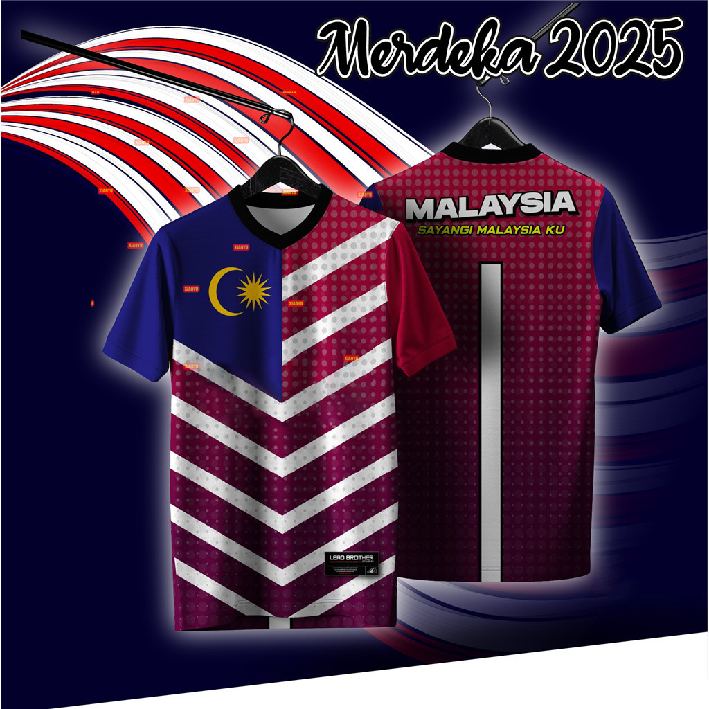 Malaysia Merdeka 68 2025 Special Design of Merdeka Clothing Slave ...