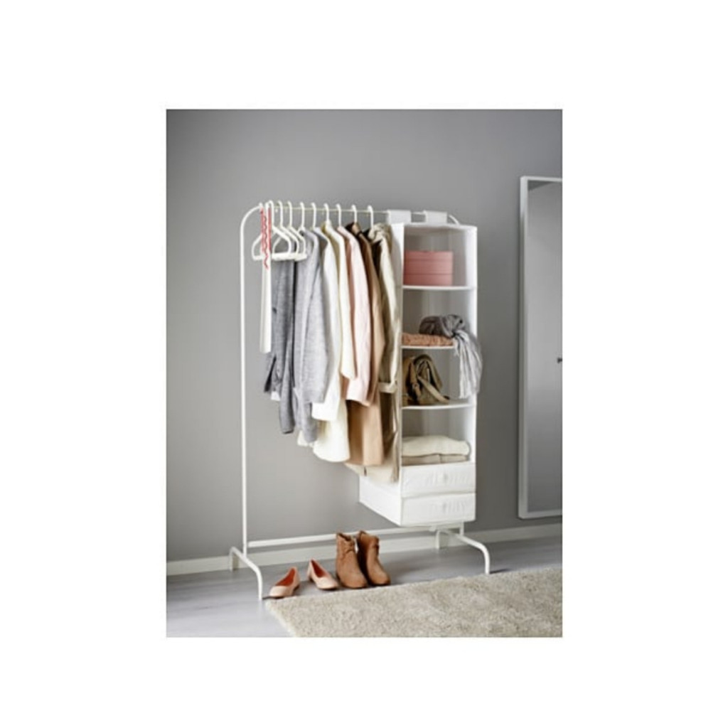 💥ORIGINAL💥IKEA MULIG Clothes rack, white, 99x152 cm | Shopee Malaysia