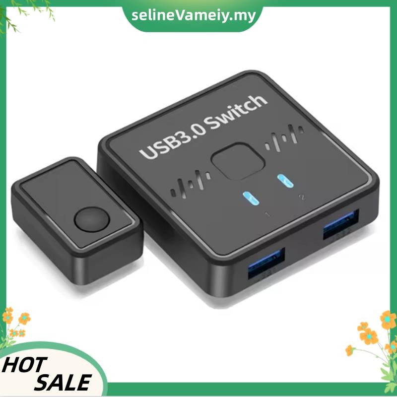 USB 3.0 Printer Sharer Switch USB 3.0 Bidirectional Switcher 2 in 1 Out ...