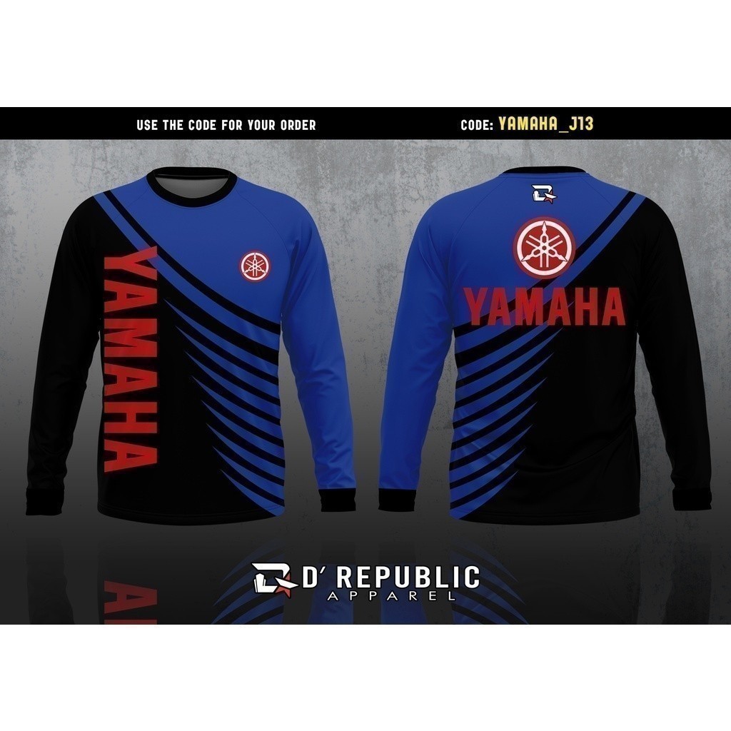 2025 Yamaha Riding Aircool Jersey Long Sleeves Cycling Ride Motorcycle Motor Bikes | Shopee Malaysia