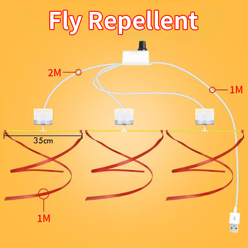 【COD】Fly Bugs Repellent Fan Keep Flies and Bugs Away From Your Food USB ...