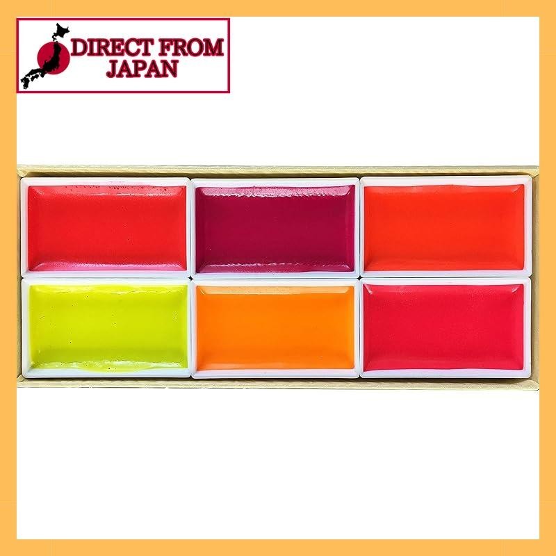Kissho Japanese paint for traditional painting, Lumi accent colors, 6 ...