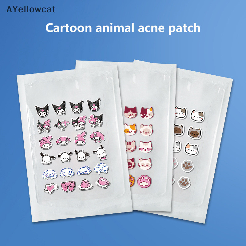 AY 20/24Pcs Acne Pimple Patch Sticker Acne Pimple Remover Tool Blemish ...
