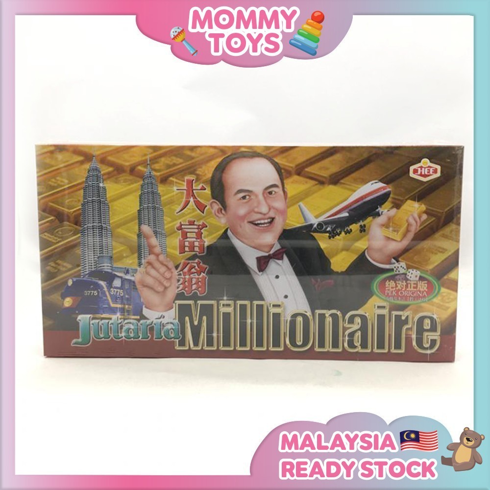 Millionaire Jutaria Pek Original Traditional Boardgame Family Fun Toys ...