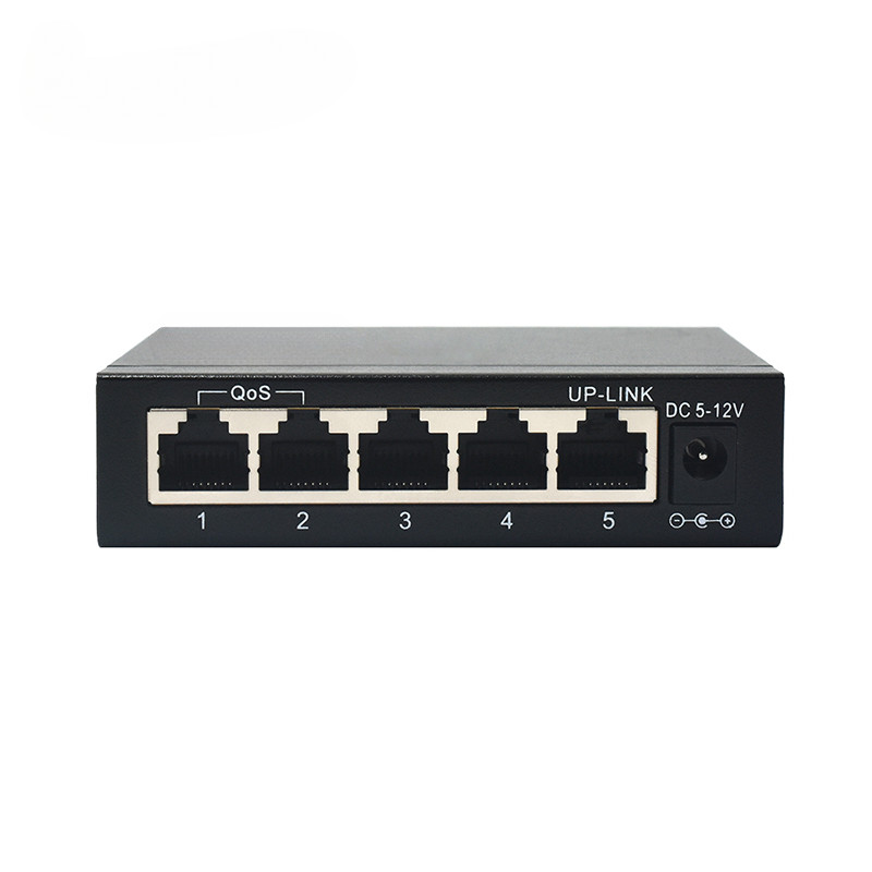 Unmanaged Switch 10/100/1,000Mbps 5-Port Ethernet Port Iron Shell ...