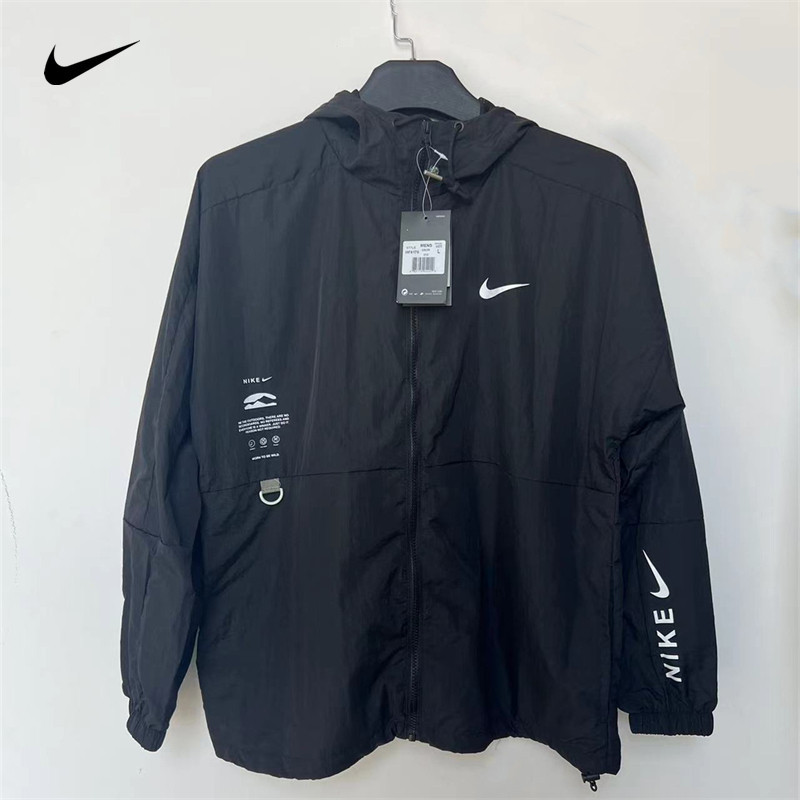 100%Original Mesh Inner Lining Couple Jackets with Hooded Jacket for Women Plain Jacket with Zip ...